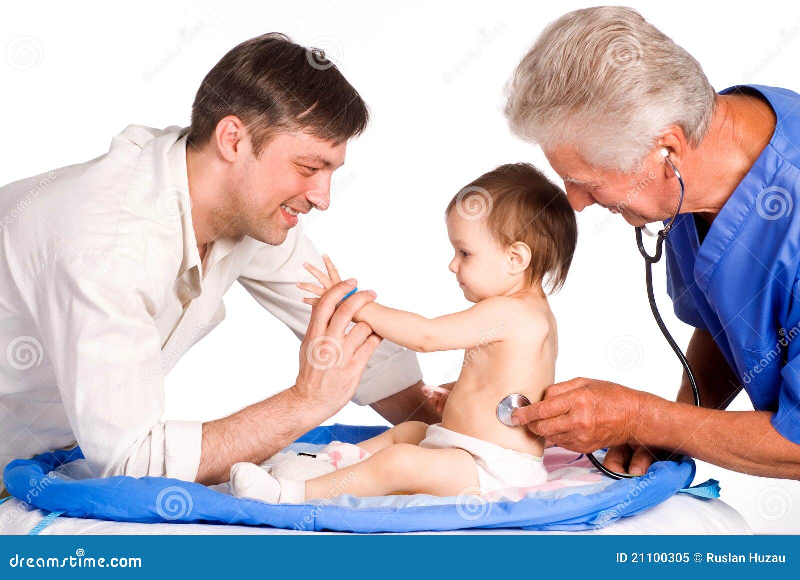 Family and doctor stock image. Image of lifestyle, baby - 21100305