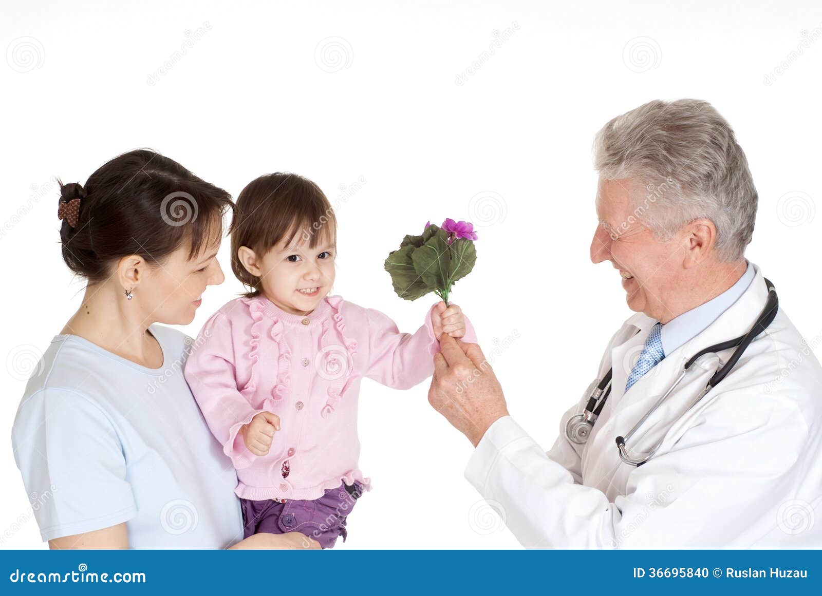 Family and doctor. stock photo. Image of girl, senior - 36695840