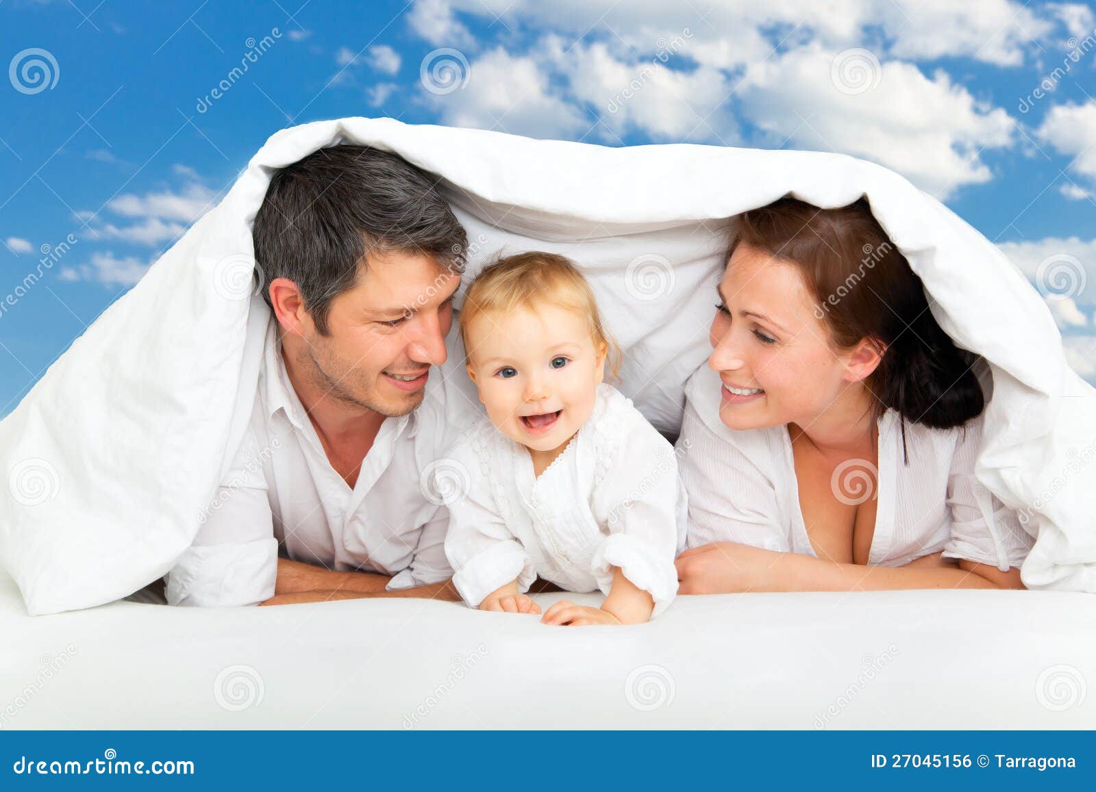 Family dreams stock photo. Image of looking, bedroom - 27045156