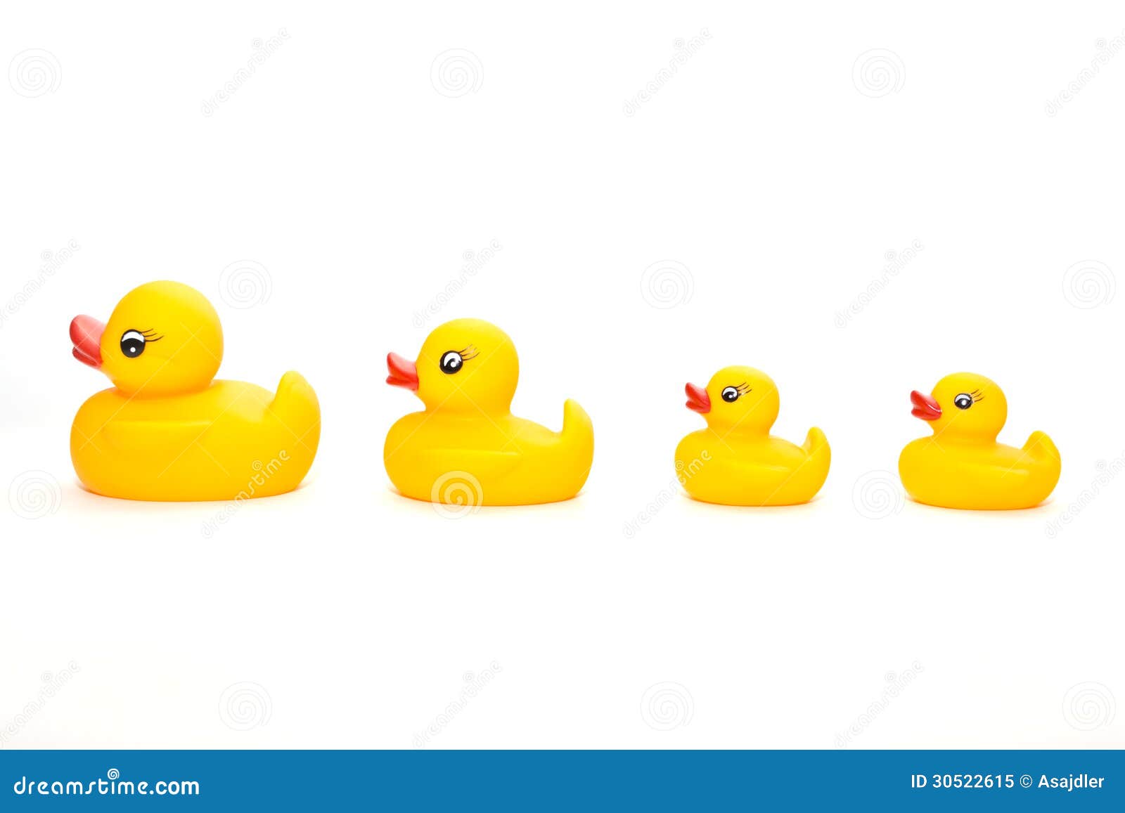 Ducklings In A Line