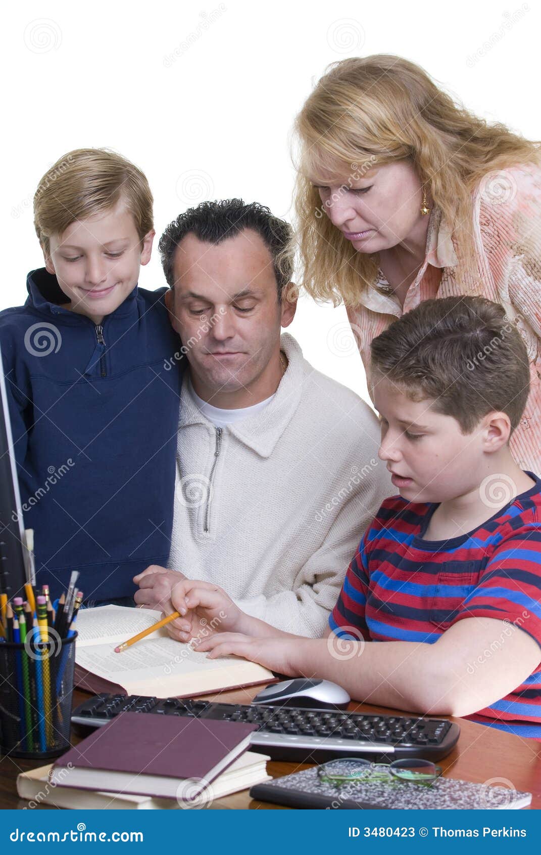 Family Education stock image. Image of brother, happiness - 3480423