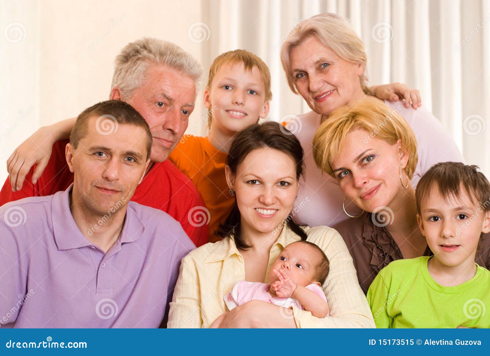 Family of eight people stock image. Image of friendship - 15173515