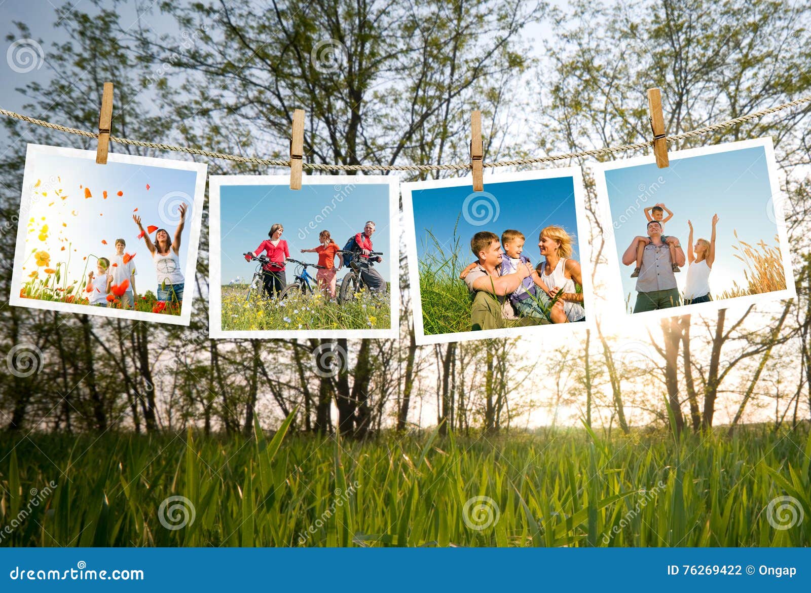Family Enjoying the Life Together Stock Photo - Image of child, happy ...