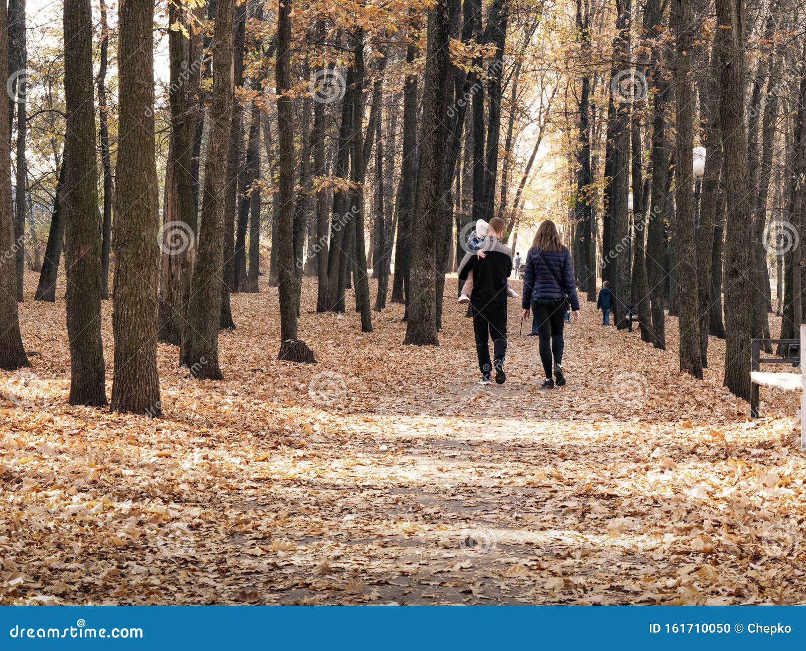 Family Enjoying Walk in Park Editorial Image - Image of enjoying ...