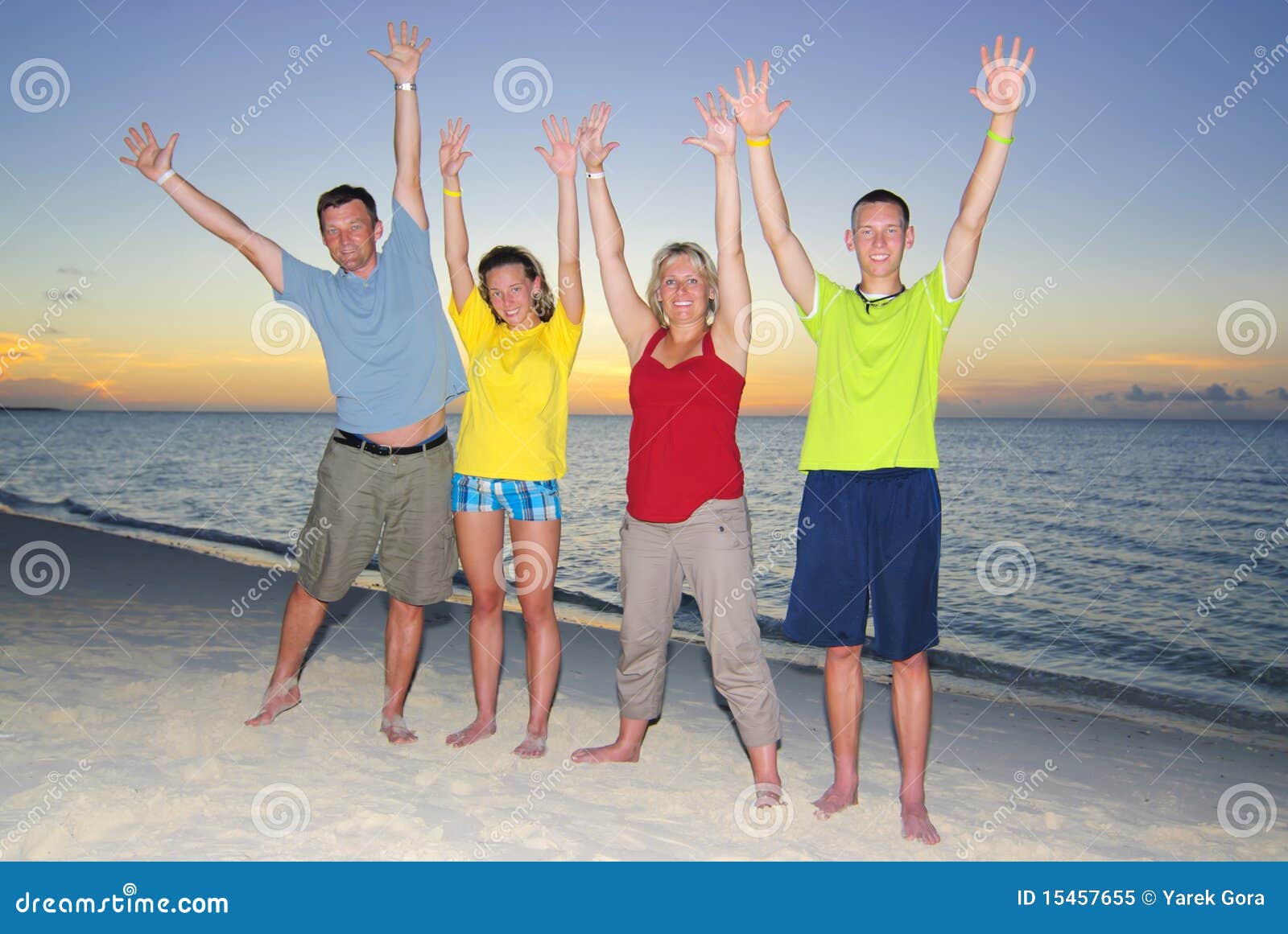 Family exercise stock image. Image of family, evening - 15457655