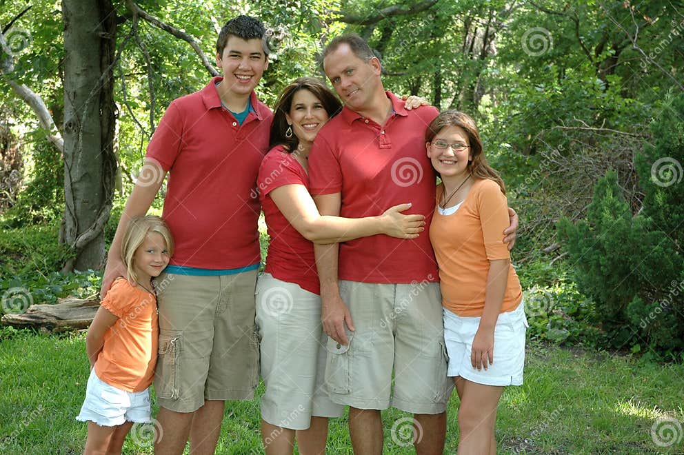 Family of five stock image. Image of girls, people, five - 2773499