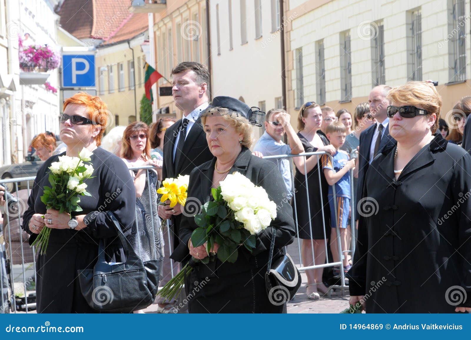 Family of the Former Lithuania S President Editorial Stock Image ...