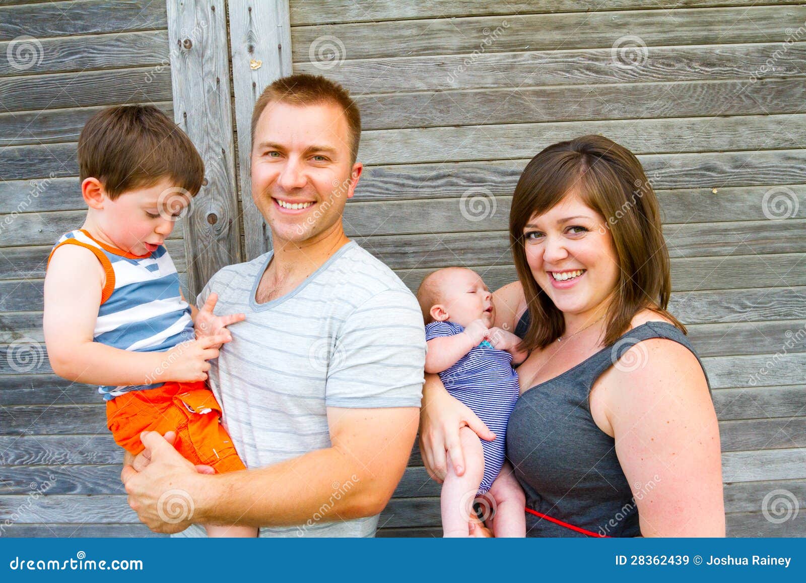 Family of Four stock image. Image of sons, baby, portrait - 28362439