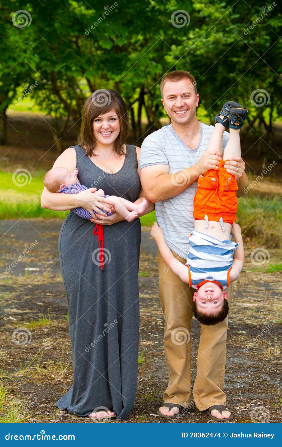 Family of Four stock photo. Image of group, portrait - 28362474