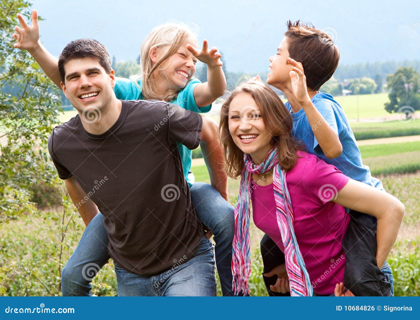 Family-fun 12 stock photo. Image of children, unity, sisters - 10684826