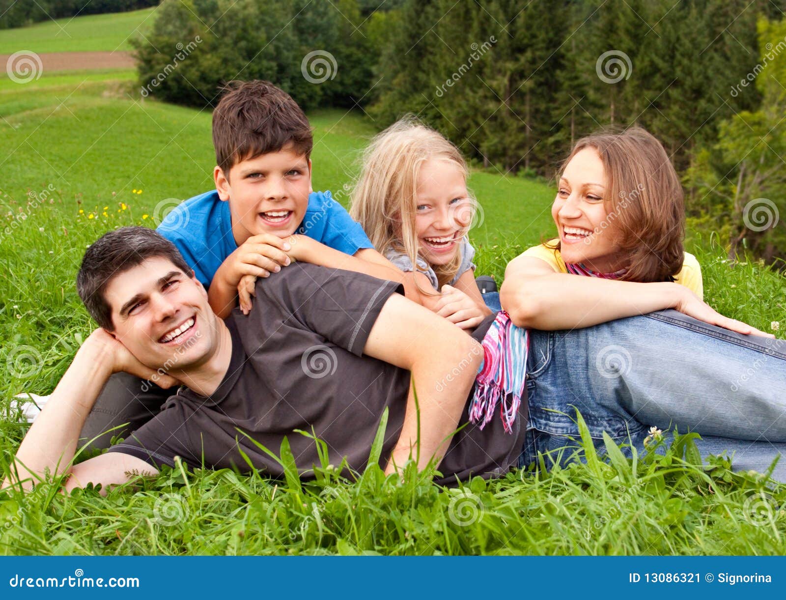 Family-fun 16 stock image. Image of ease, people, family - 13086321