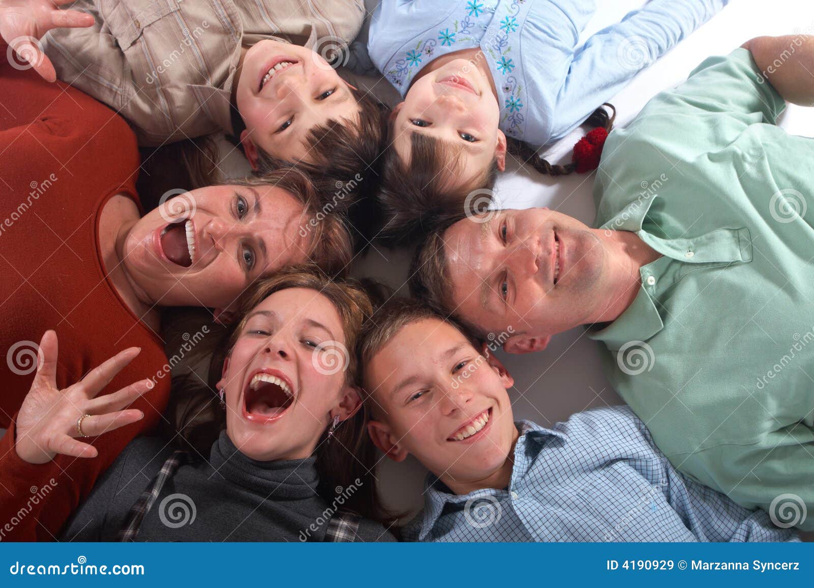 Family Fun stock image. Image of daughters, pleased, group - 4190929