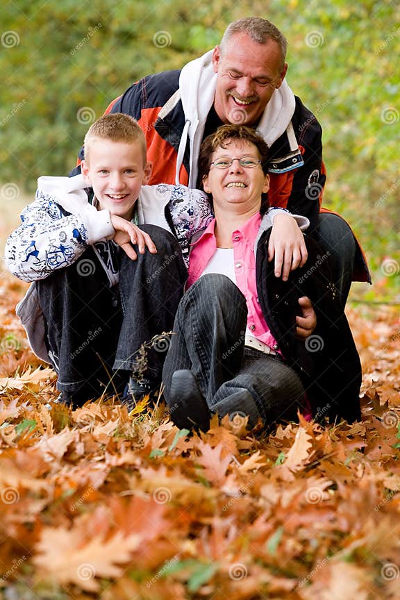 Family fun stock photo. Image of woods, autumn, pleasure - 7266054