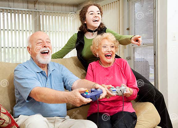 Family Fun stock photo. Image of electronics, active, games - 9835984