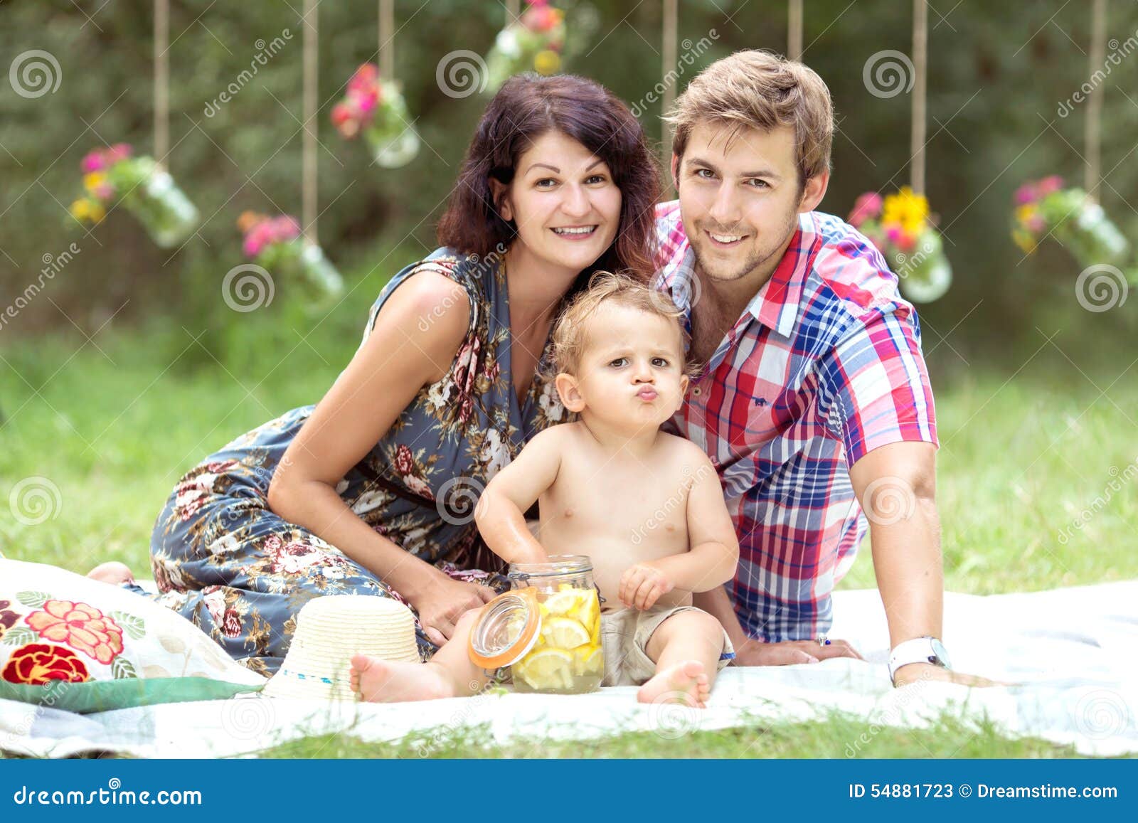 Family fun outside stock image. Image of lemon, child - 54881723