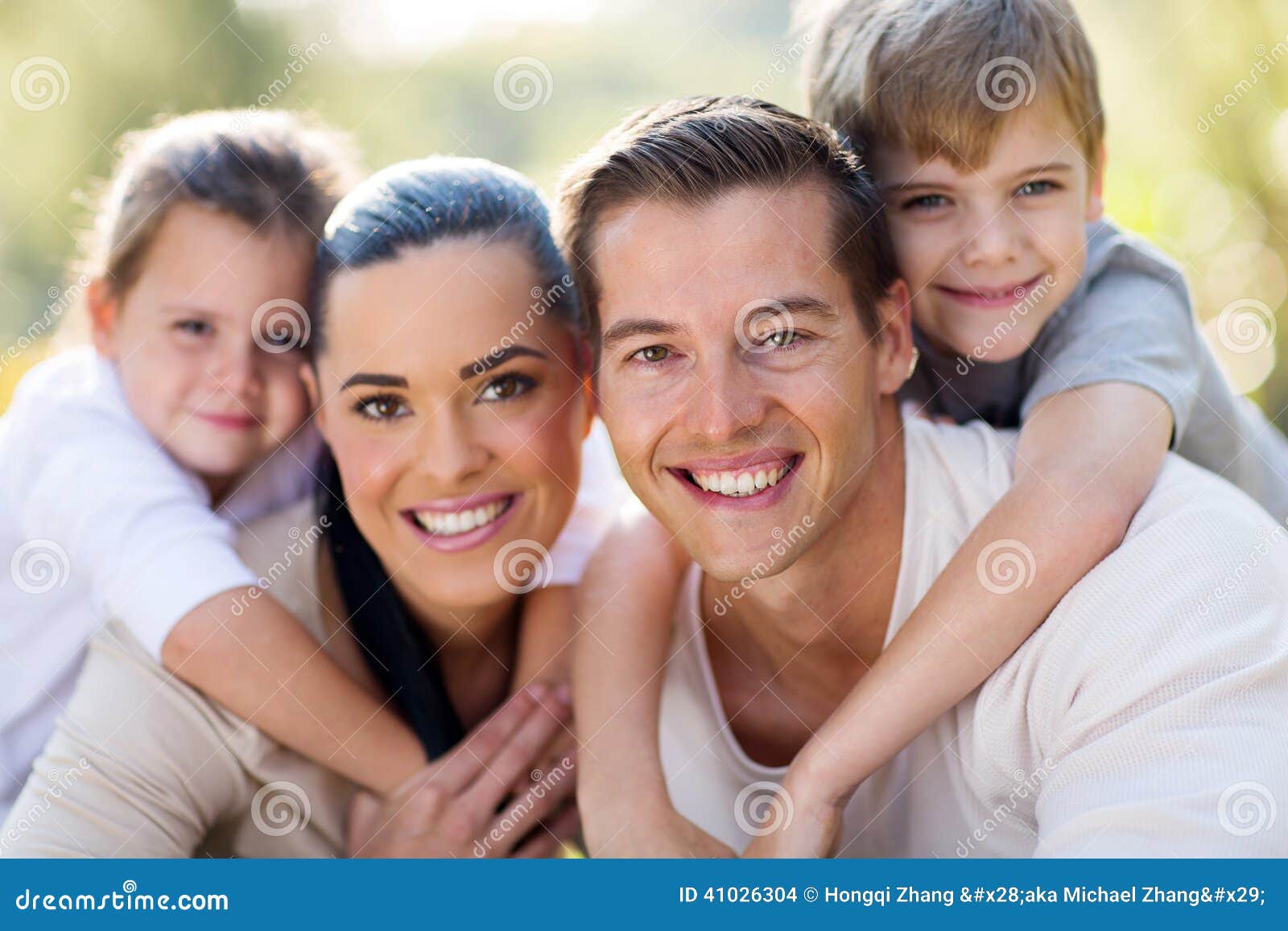 Family fun together stock photo. Image of female, girl - 41026304