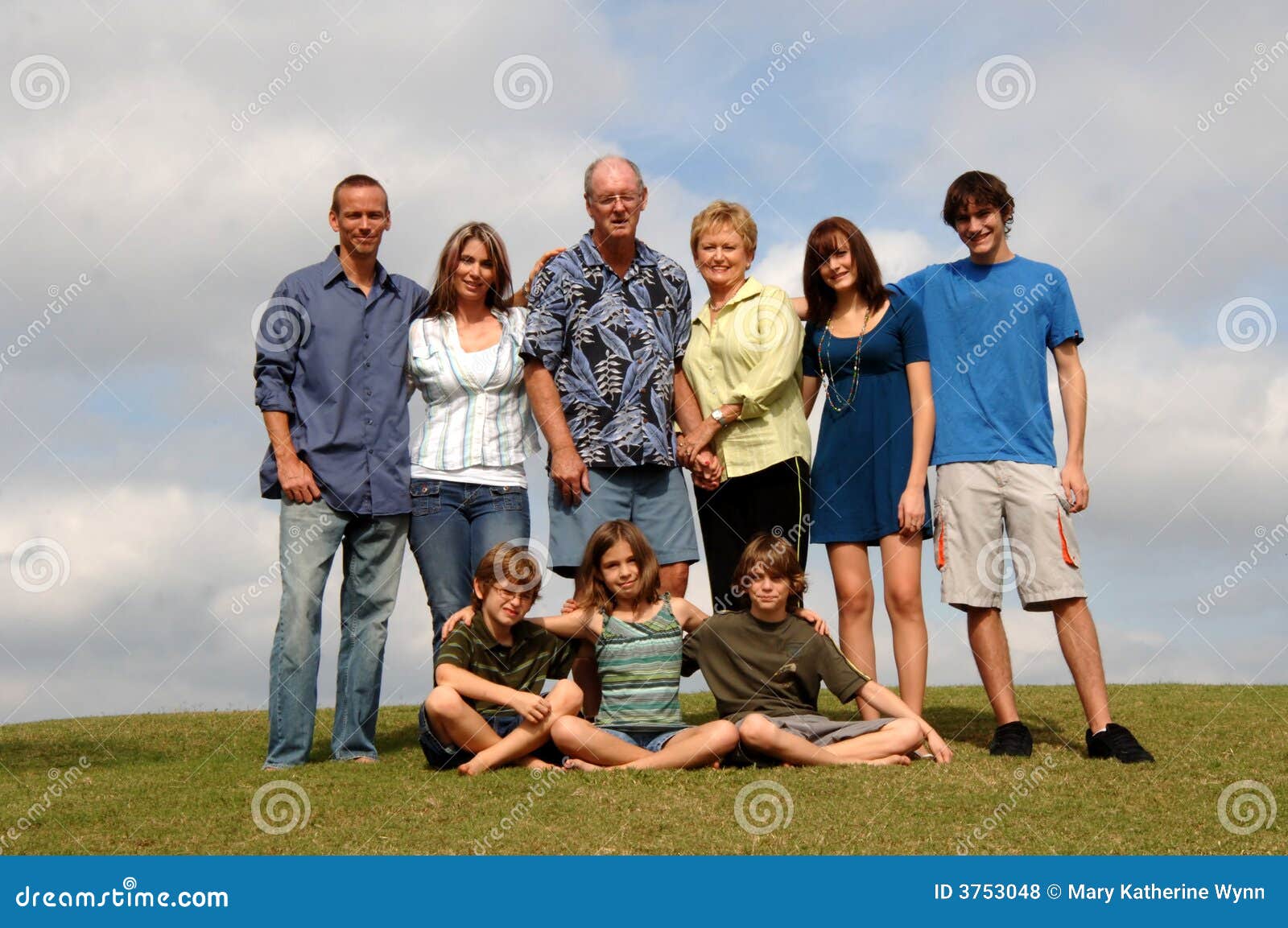 Family Generations Portrait Stock Photo - Image of love, couple: 3753048
