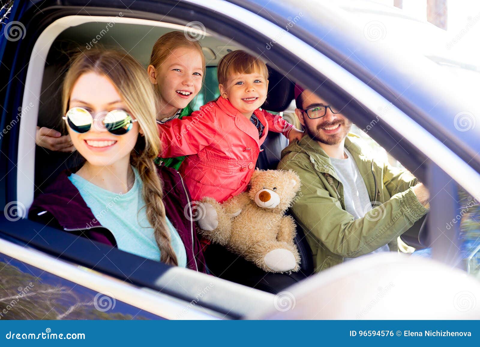 Family going on a trip stock photo. Image of caucasian - 96594576
