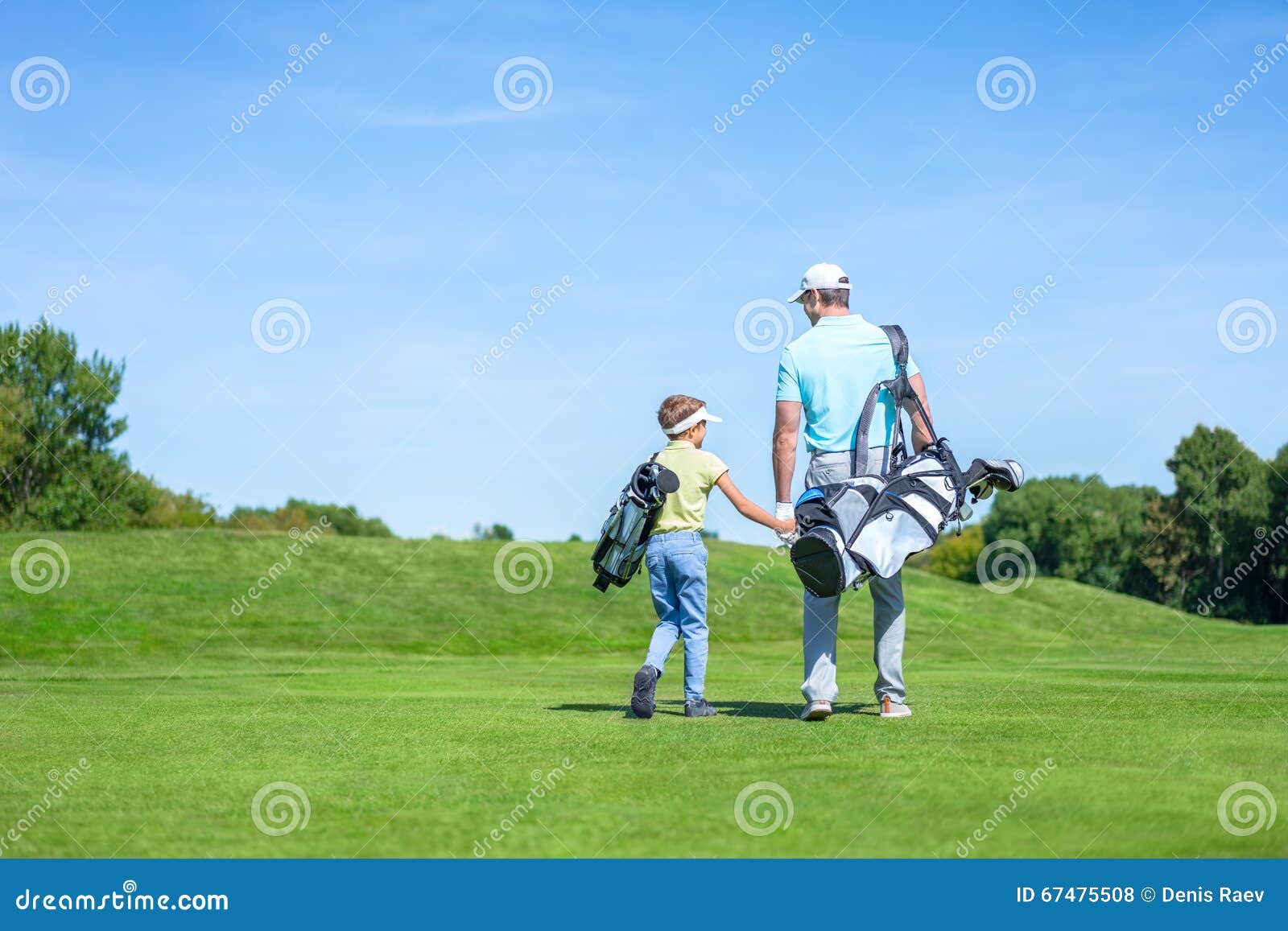 Family on golf course stock photo. Image of hobbies, offspring - 67475508
