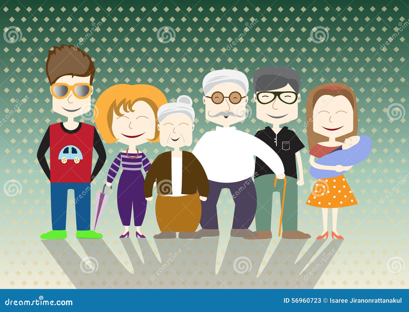 Family Graphic Design , Illustration Stock Illustration - Illustration ...