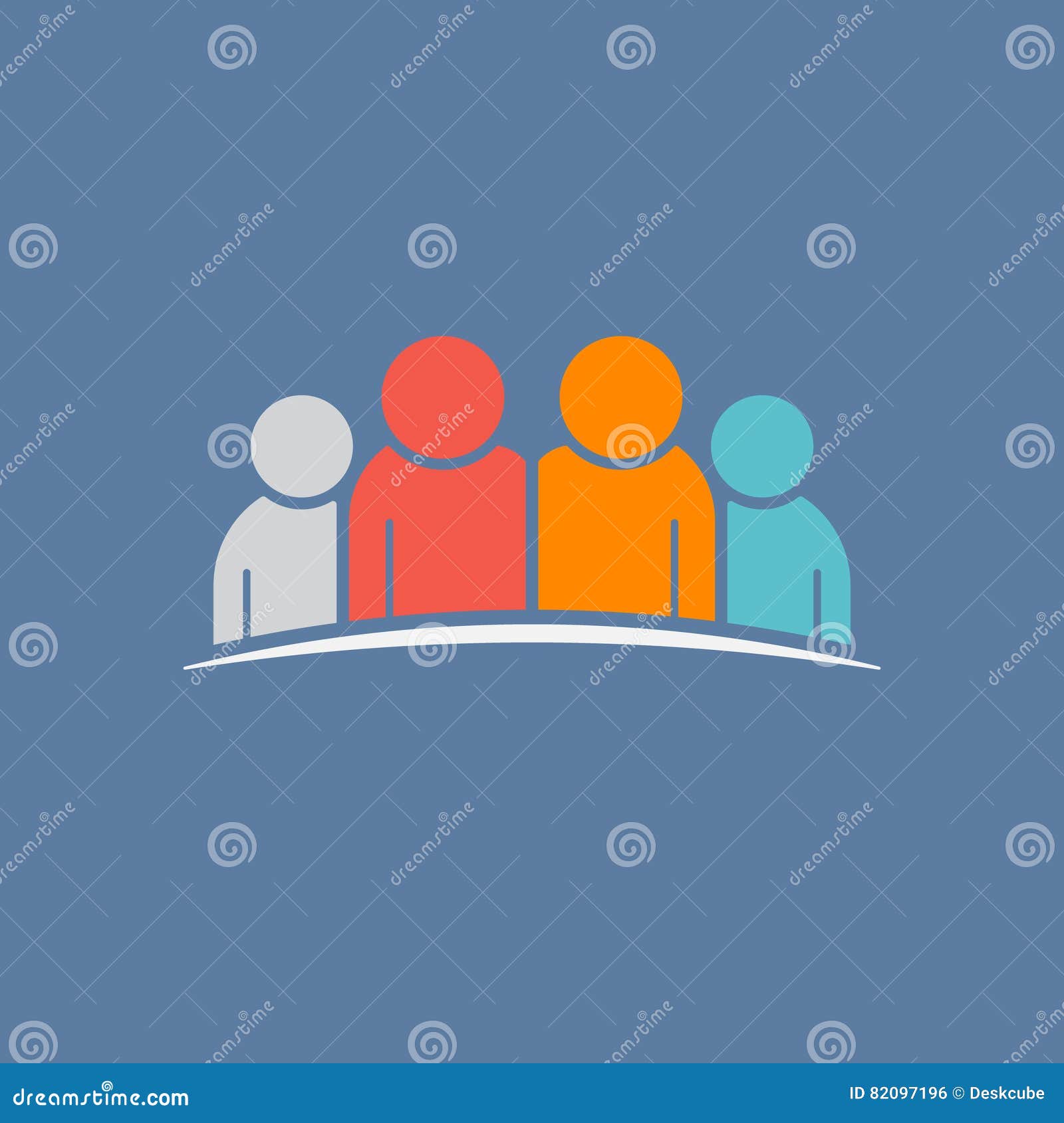 Family Group of People Illustration Stock Vector - Illustration of ...