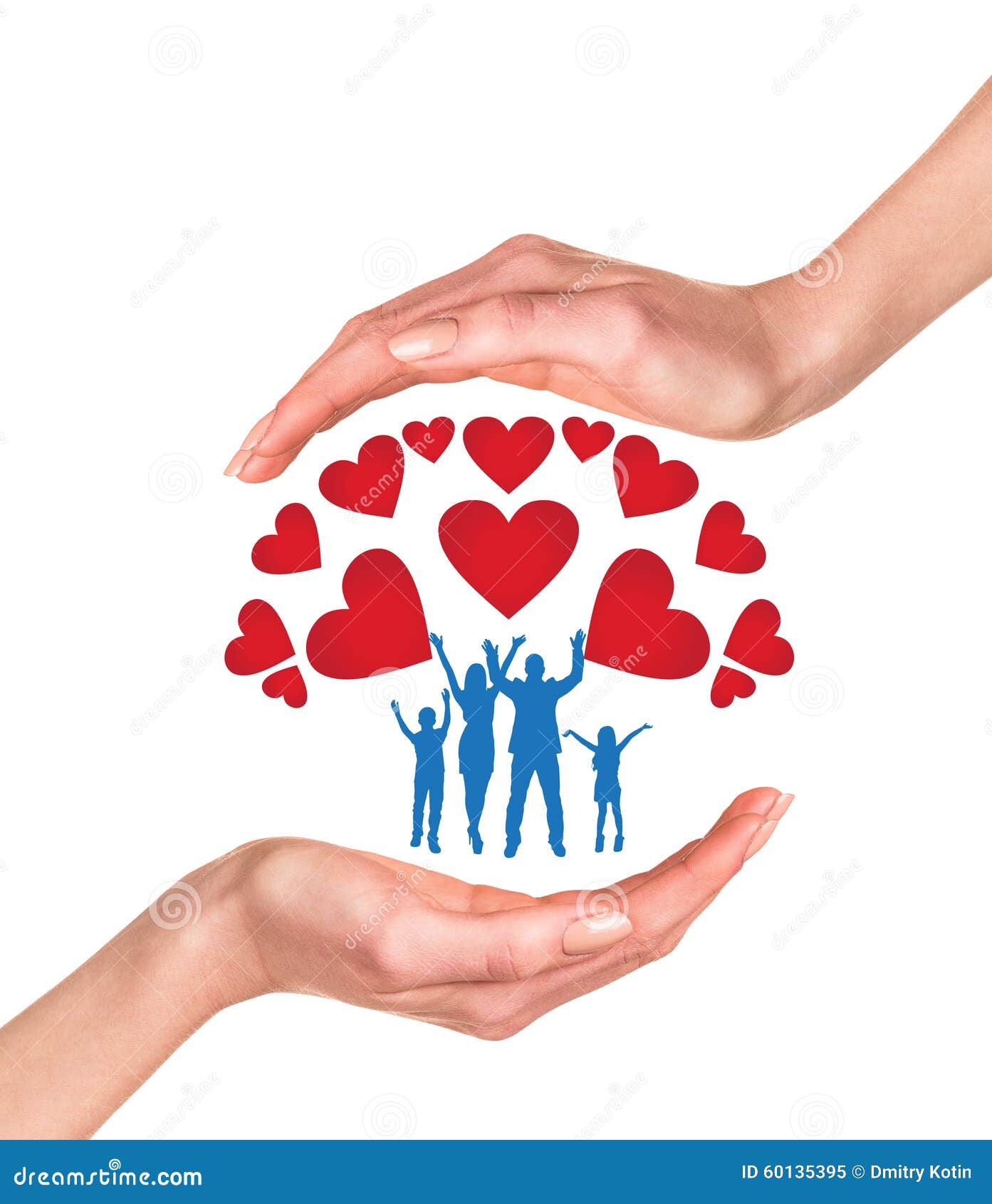 Family in hands stock image. Image of life, father, idea - 60135395