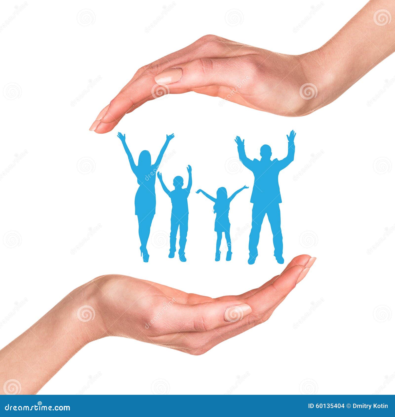 Family in hands stock photo. Image of care, love, hands - 60135404