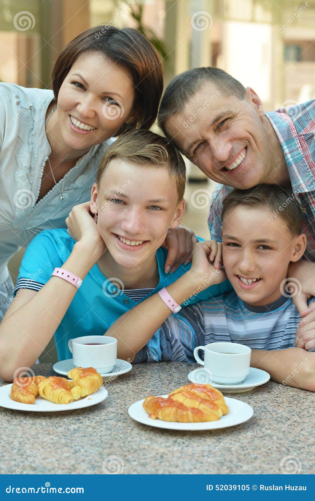 Family have breakfast stock image. Image of coffee, nature - 52039105