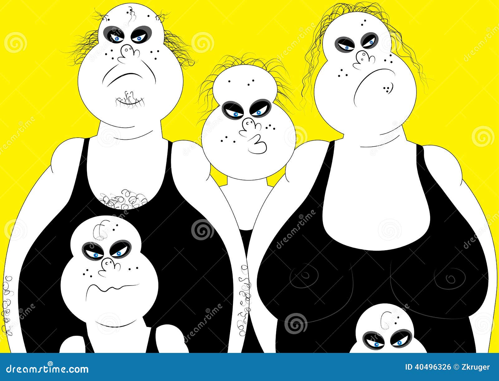 Dysfunctional Family Patterns Stock Photo | CartoonDealer.com #98726088