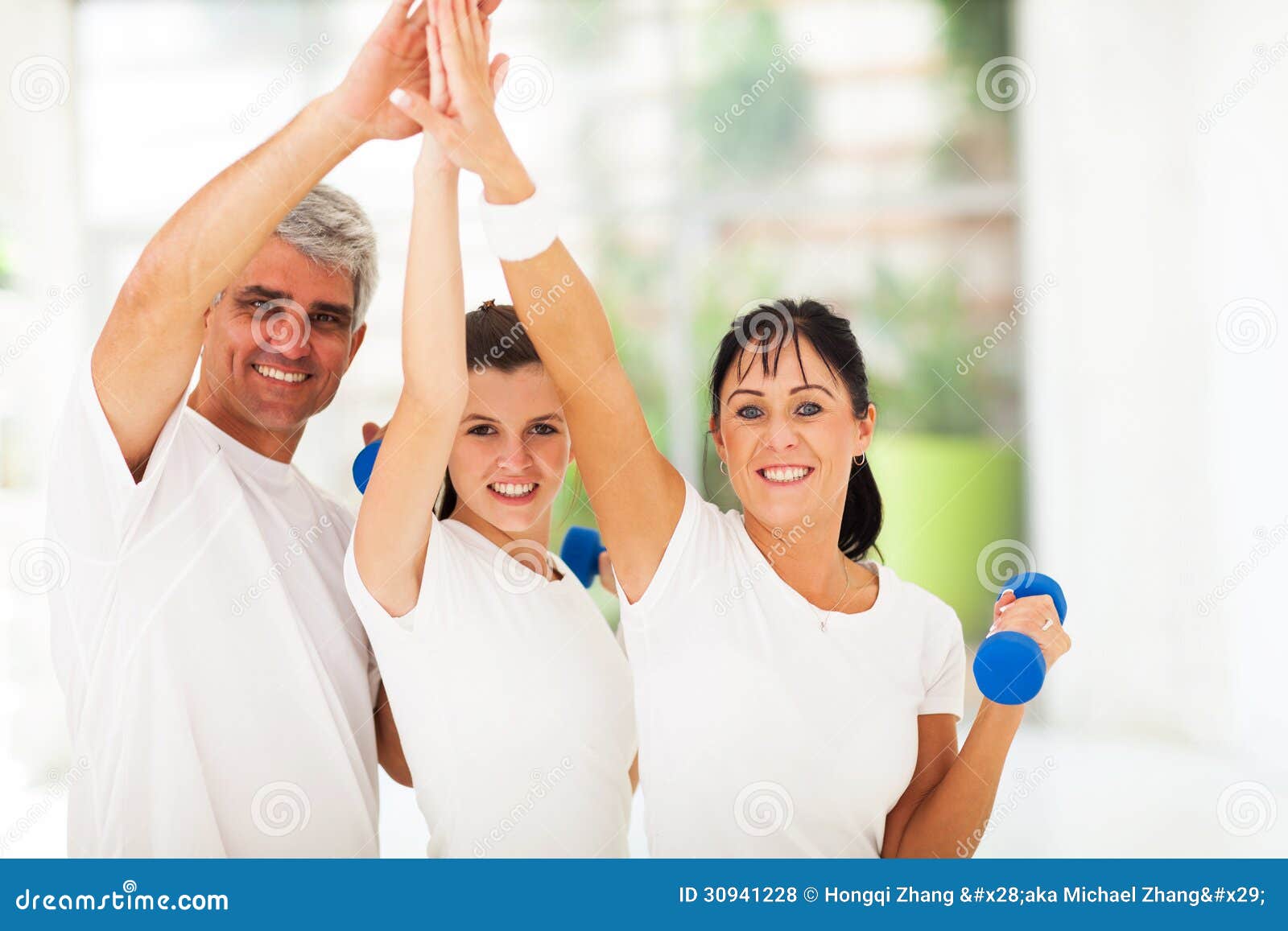 Family high five stock photo. Image of high, energetic - 30941228
