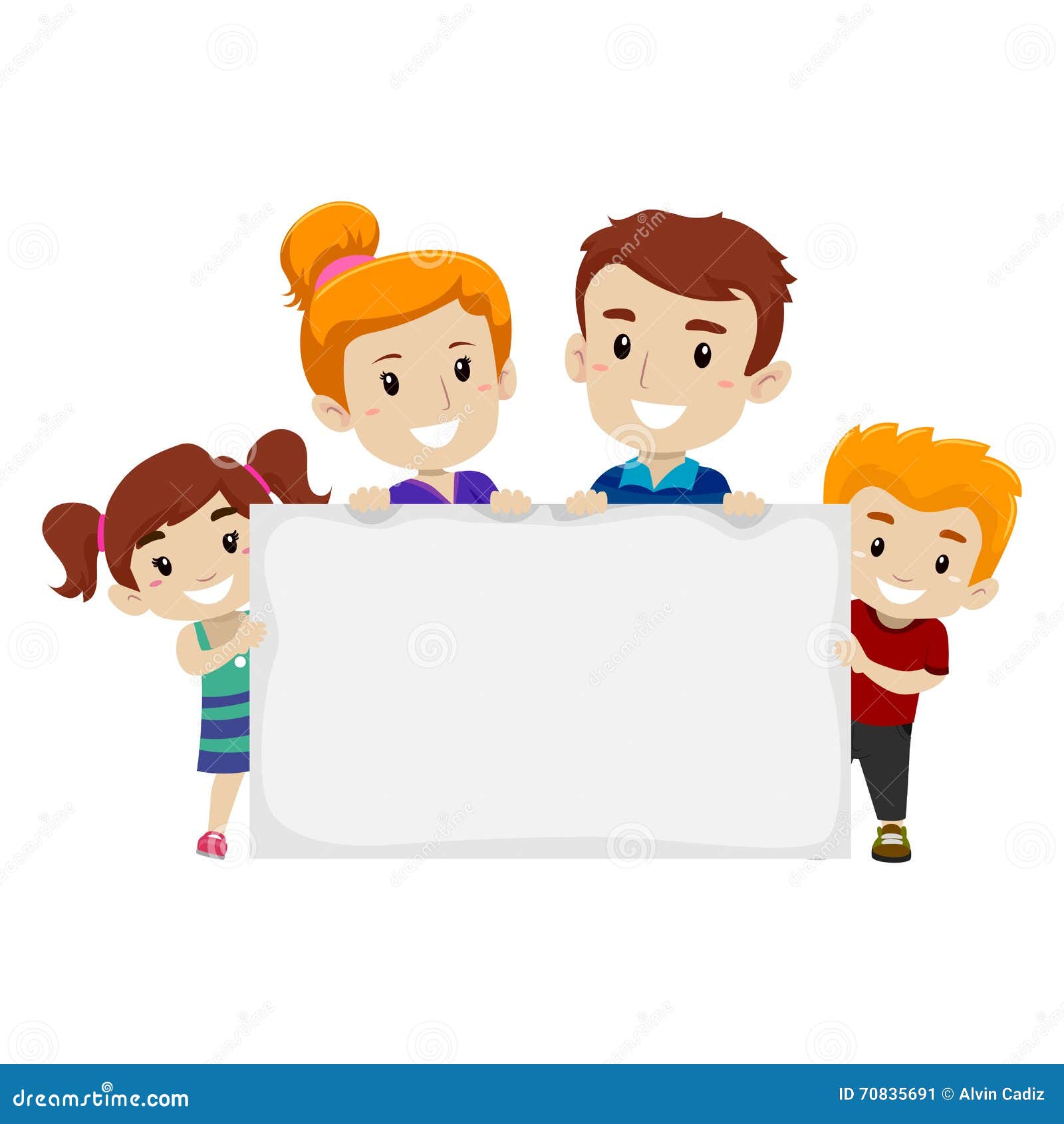 Family Banner Clipart