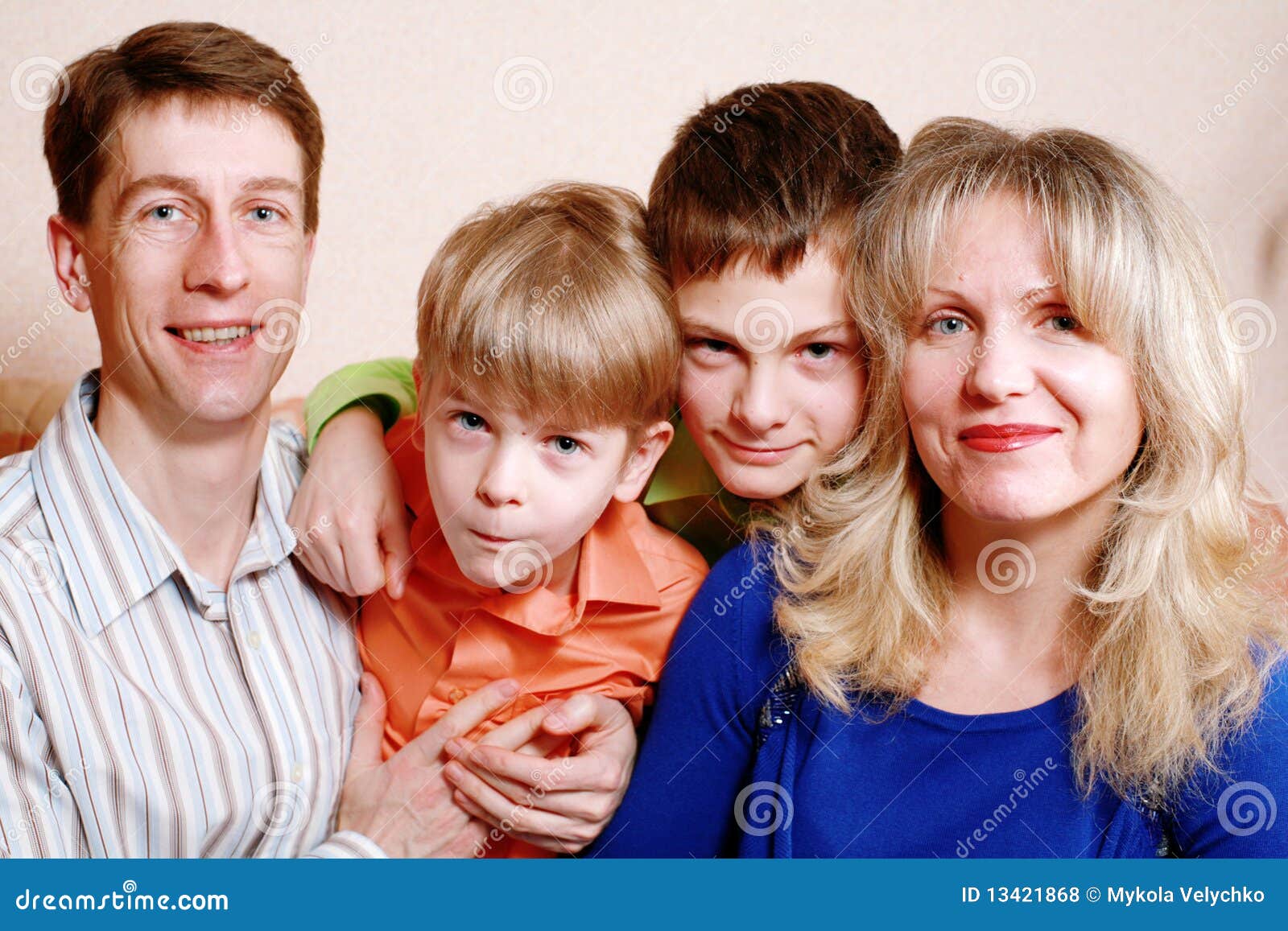 Family at home stock photo. Image of parent, time, approve - 13421868
