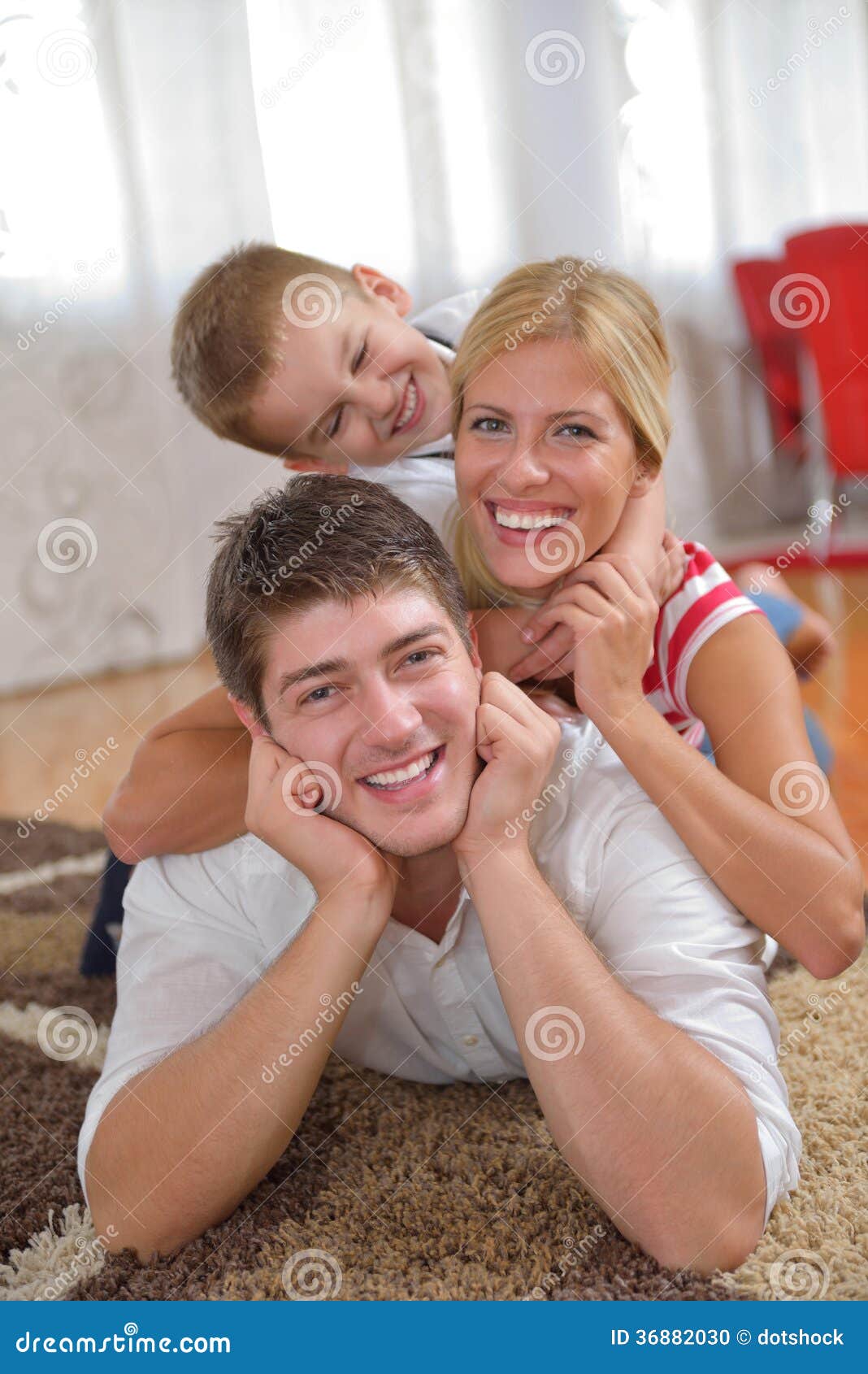 Family at home stock photo. Image of cute, lifestyle - 36882030