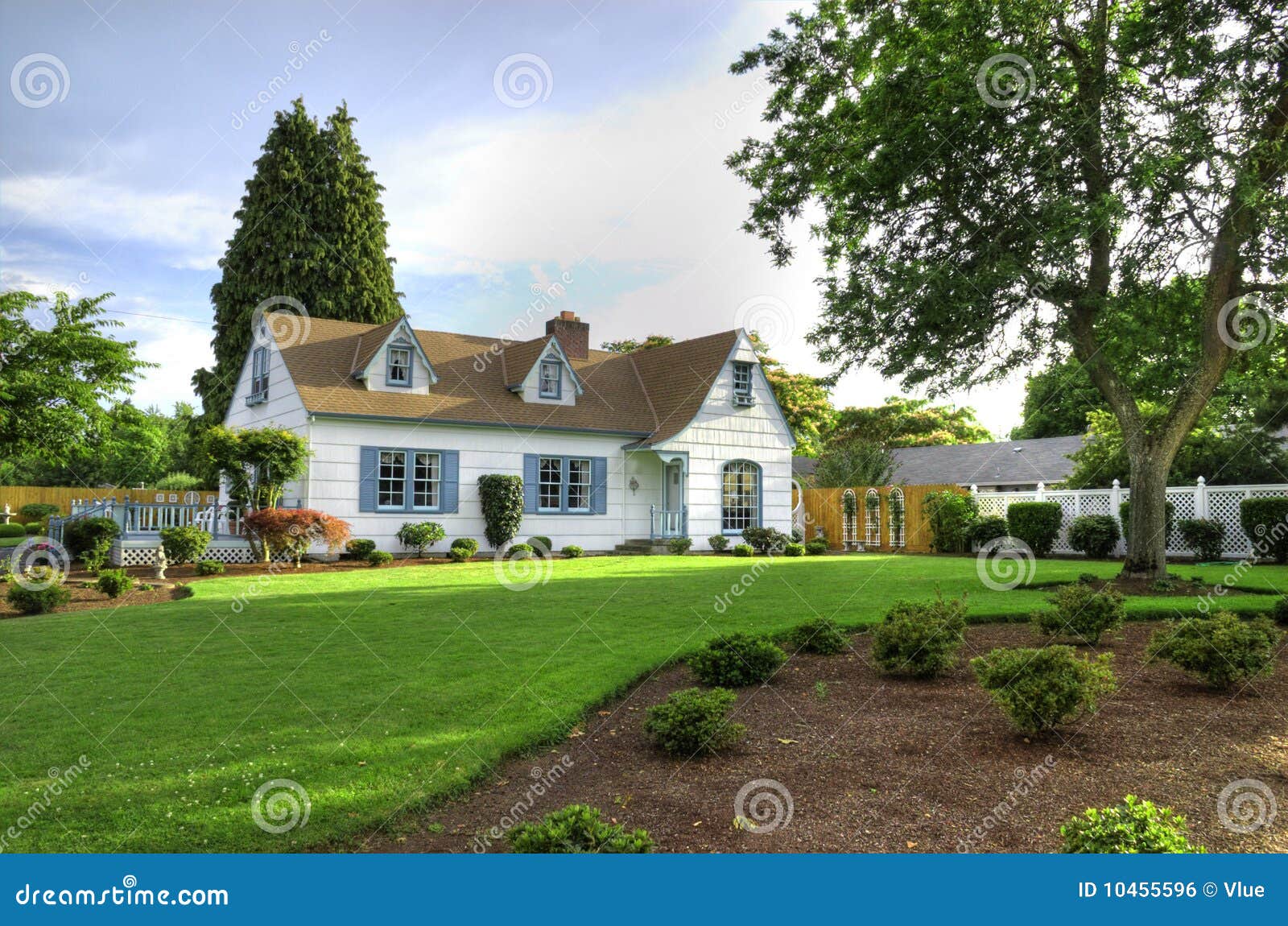 Family Home with Tree stock photo. Image of development - 10455596