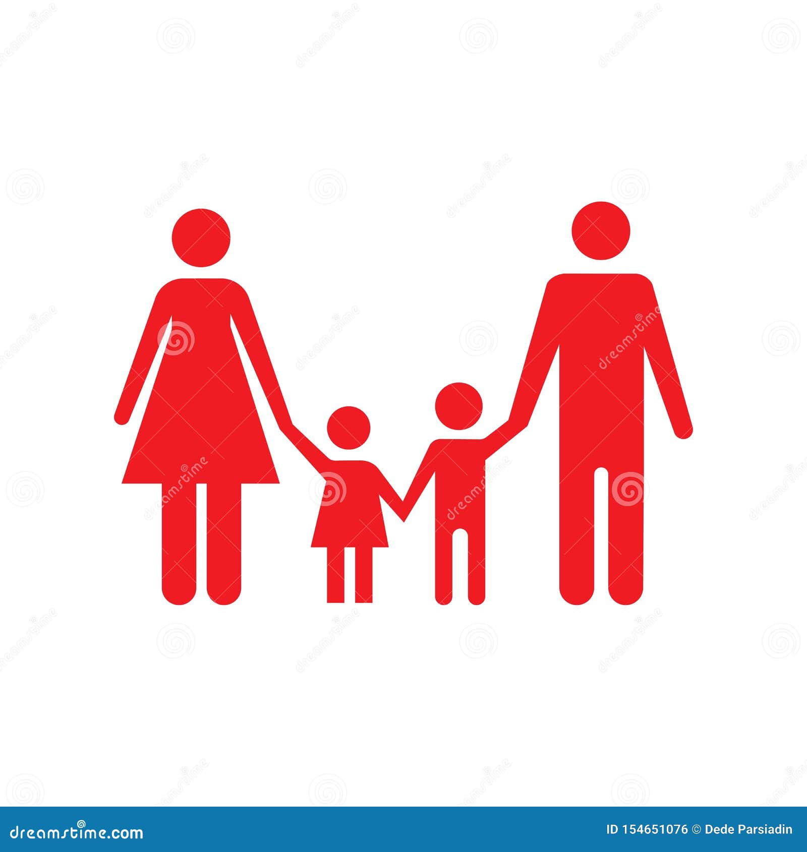 Family Icon Design Template Vector Graphic Illustration Stock Vector ...