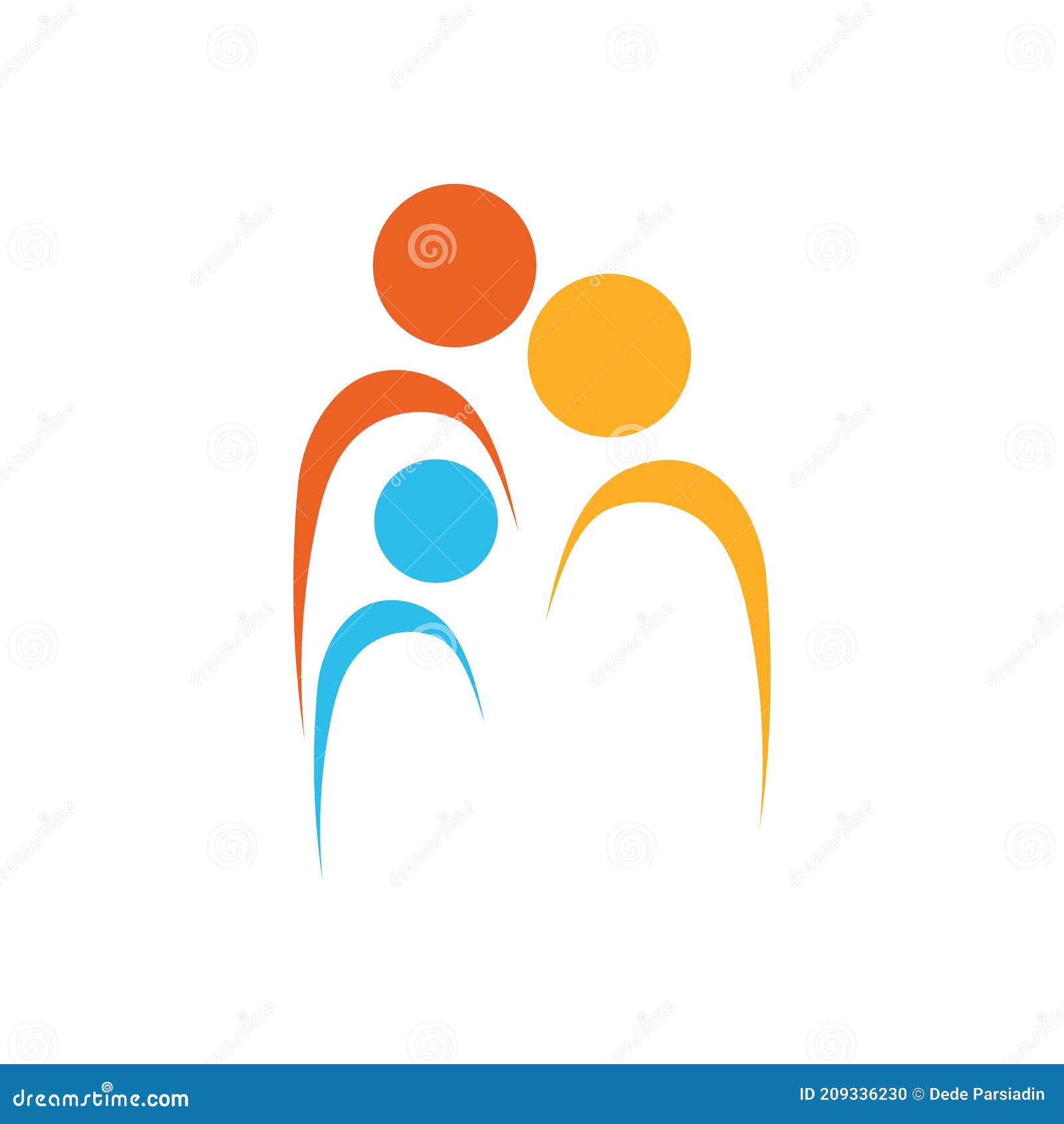 Family Icon Design Template Vector Graphic Illustration Stock Vector ...