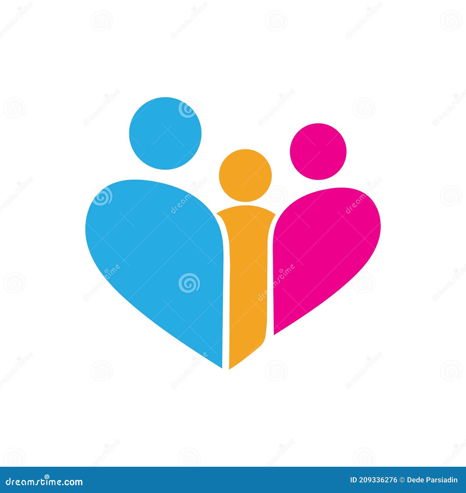 Family Icon Design Template Vector Graphic Illustration Stock ...