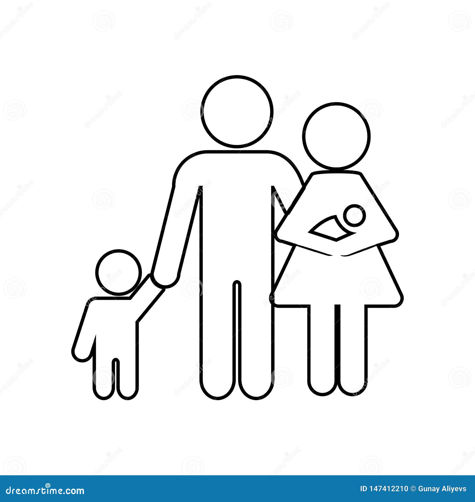 Family Icon. Element of Family for Mobile Concept and Web Apps Icon ...