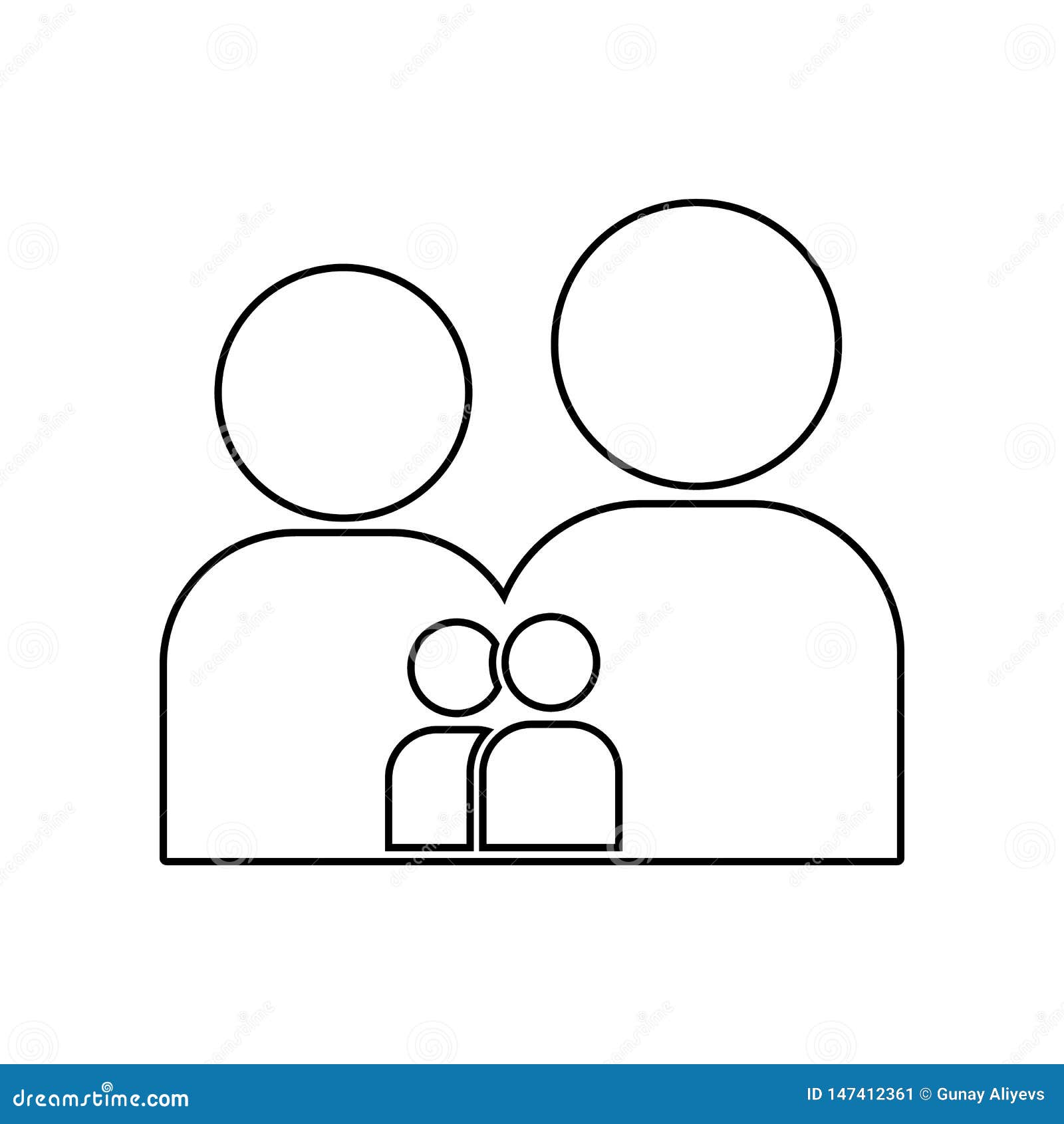 Family Icon. Element of Family for Mobile Concept and Web Apps Icon ...