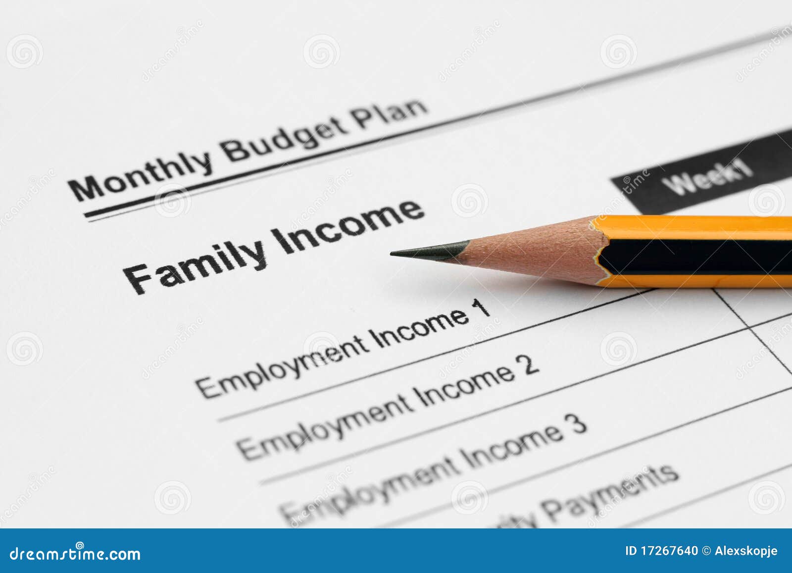 Family income stock photo. Image of budgeting, advantage - 17267640
