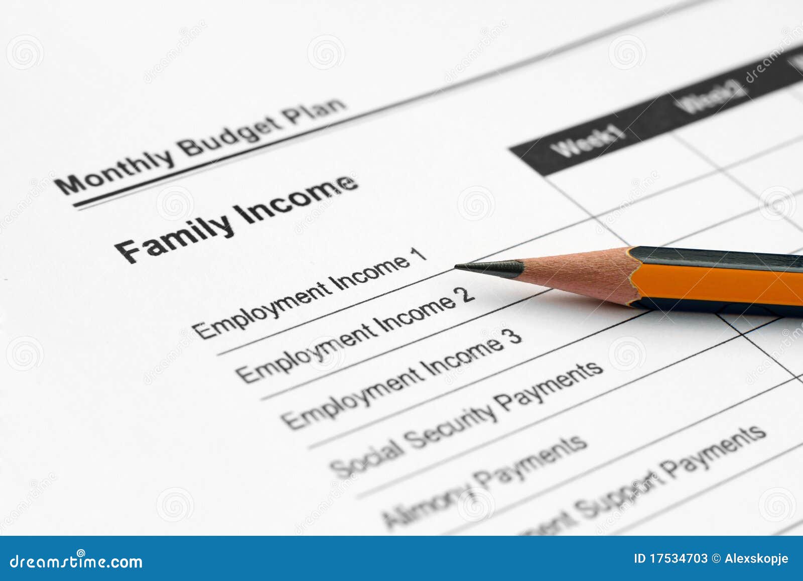 Family income stock image. Image of credits, crisis, budgeting - 17534703