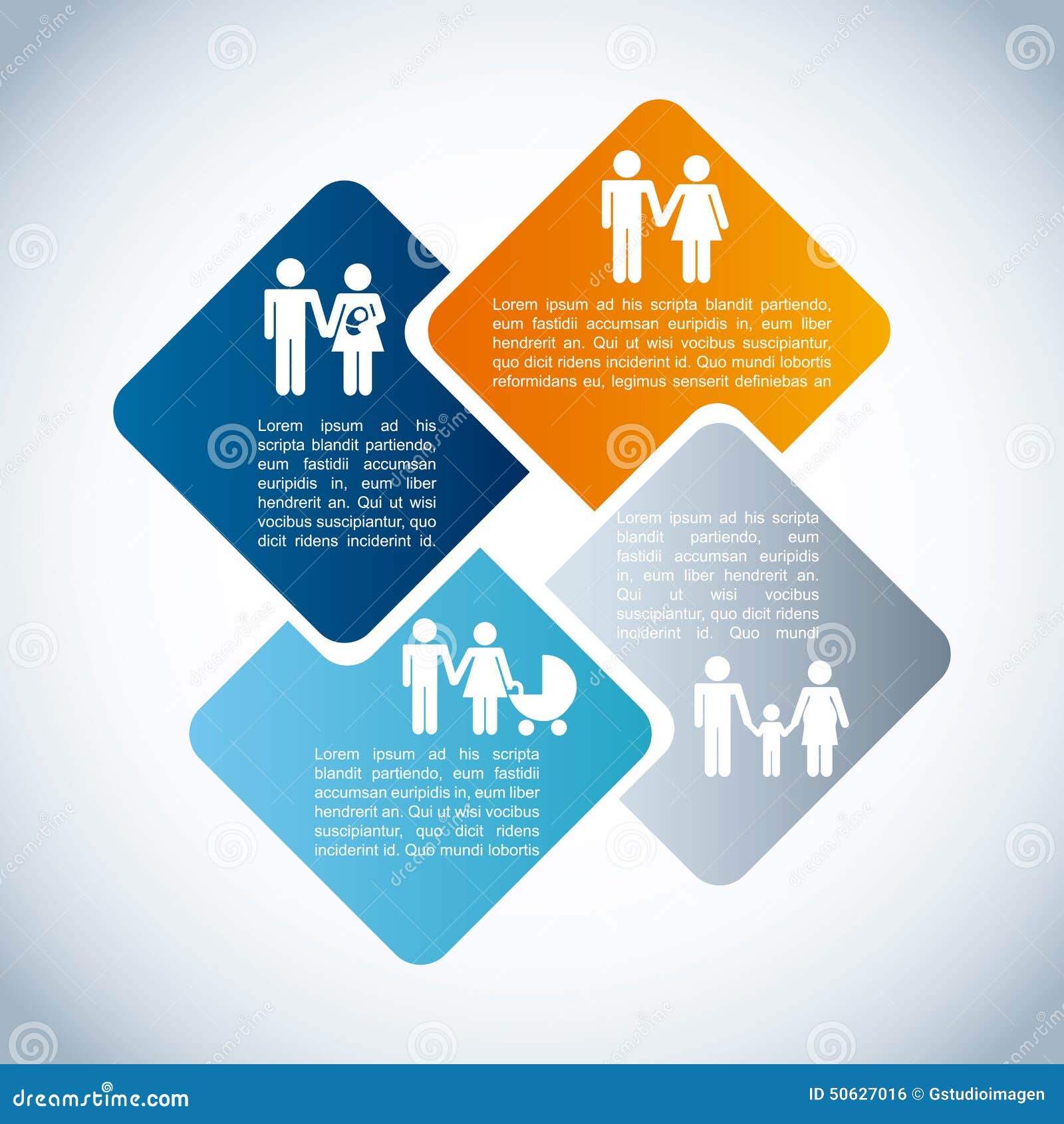 Family infographic stock vector. Illustration of template - 50627016