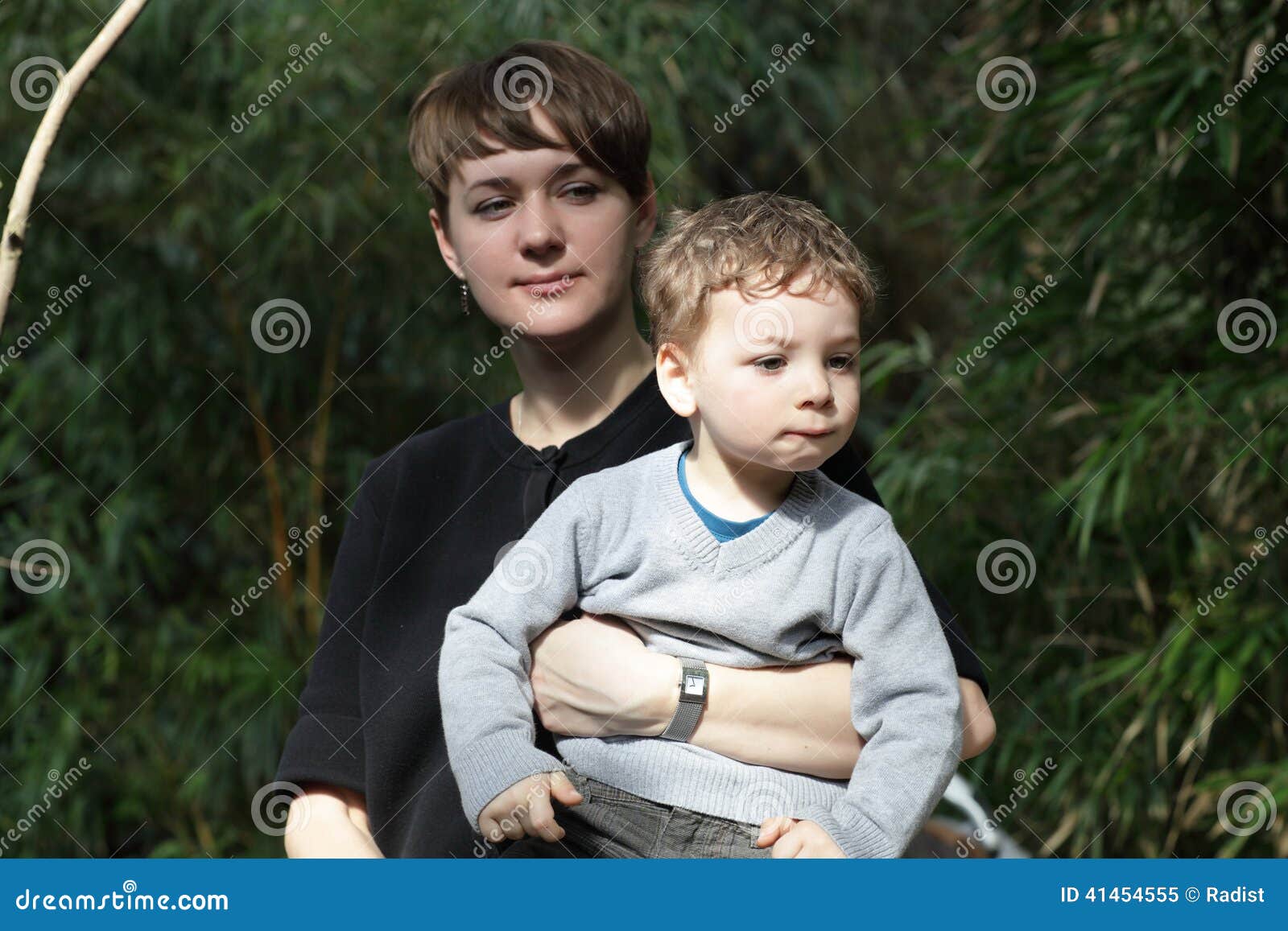 Family in the jungle stock image. Image of human, outside - 41454555