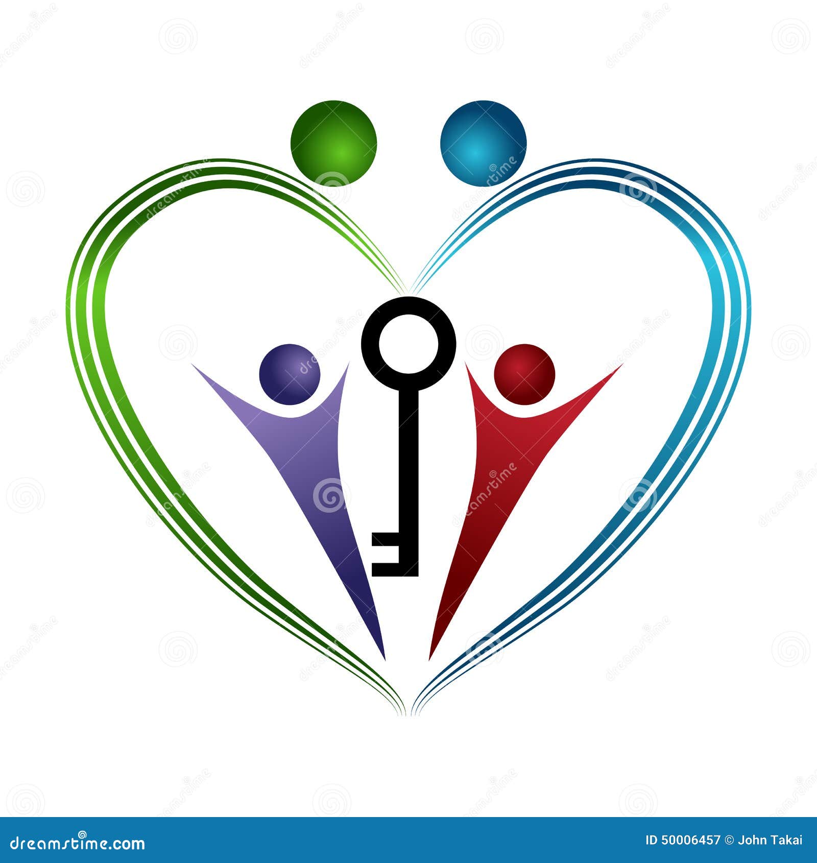 Family Key Icon stock vector. Illustration of security - 50006457