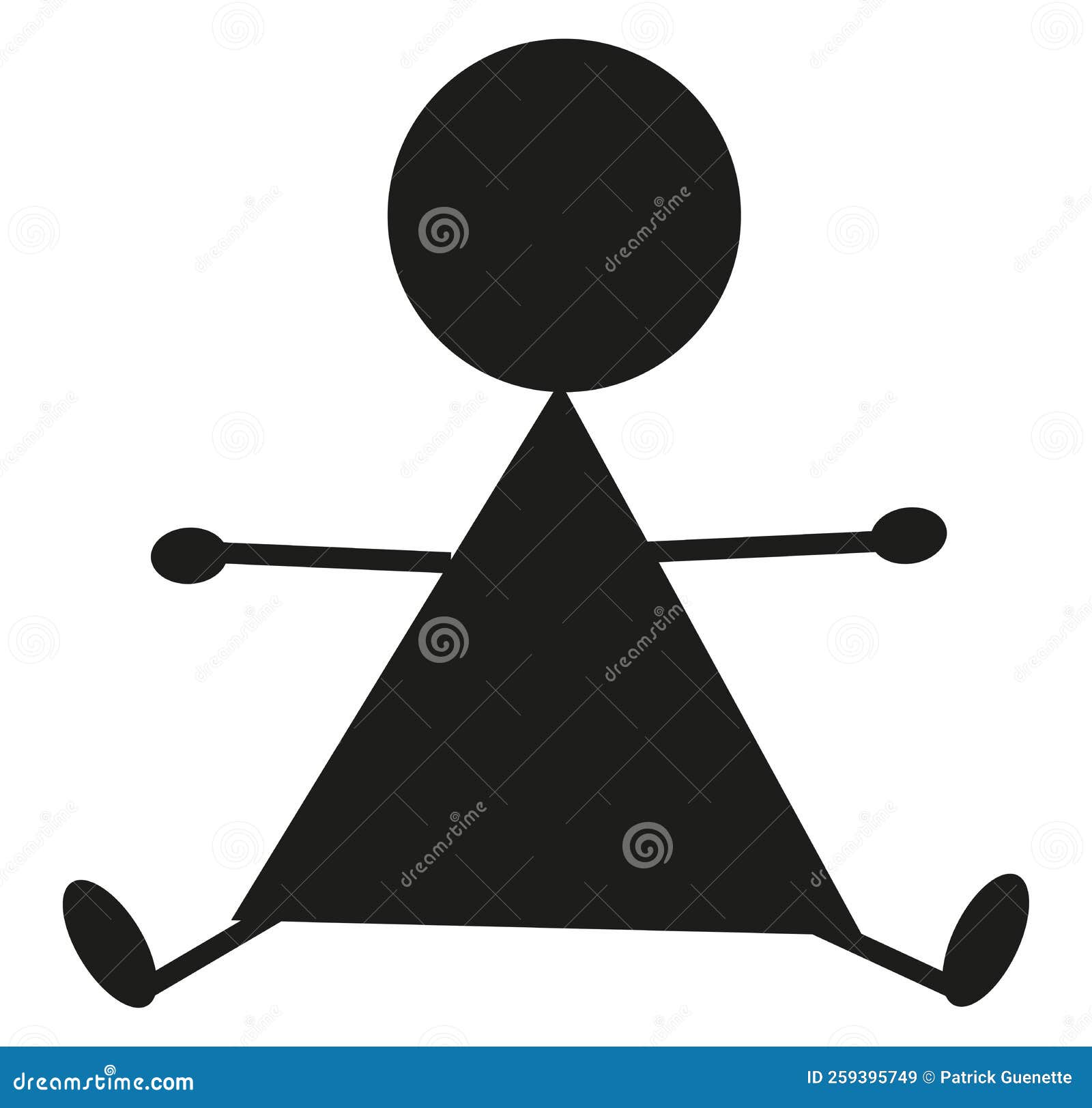 Family kid sitting, icon stock vector. Illustration of human - 259395749