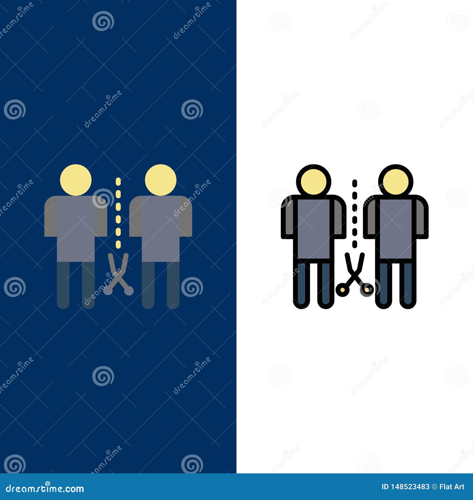 Family, Knowledge, Mind, People, Shared Icons. Flat and Line Filled ...