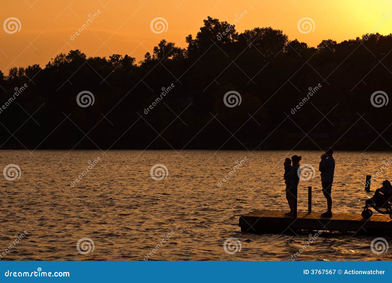 Family on lake stock image. Image of people, happy, calmness - 3767567