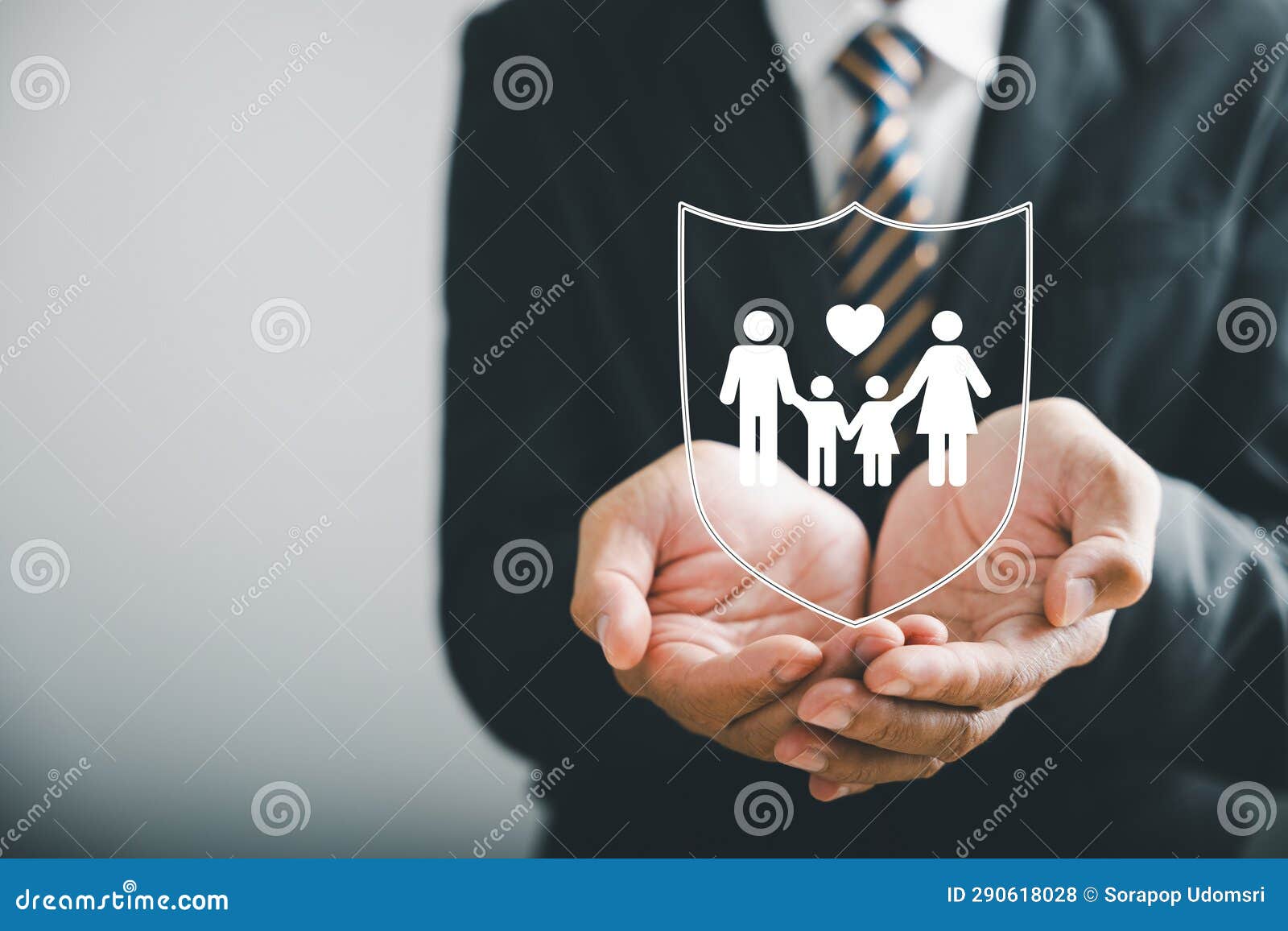 Family life insurance stock photo. Image of symbol, home - 290618028