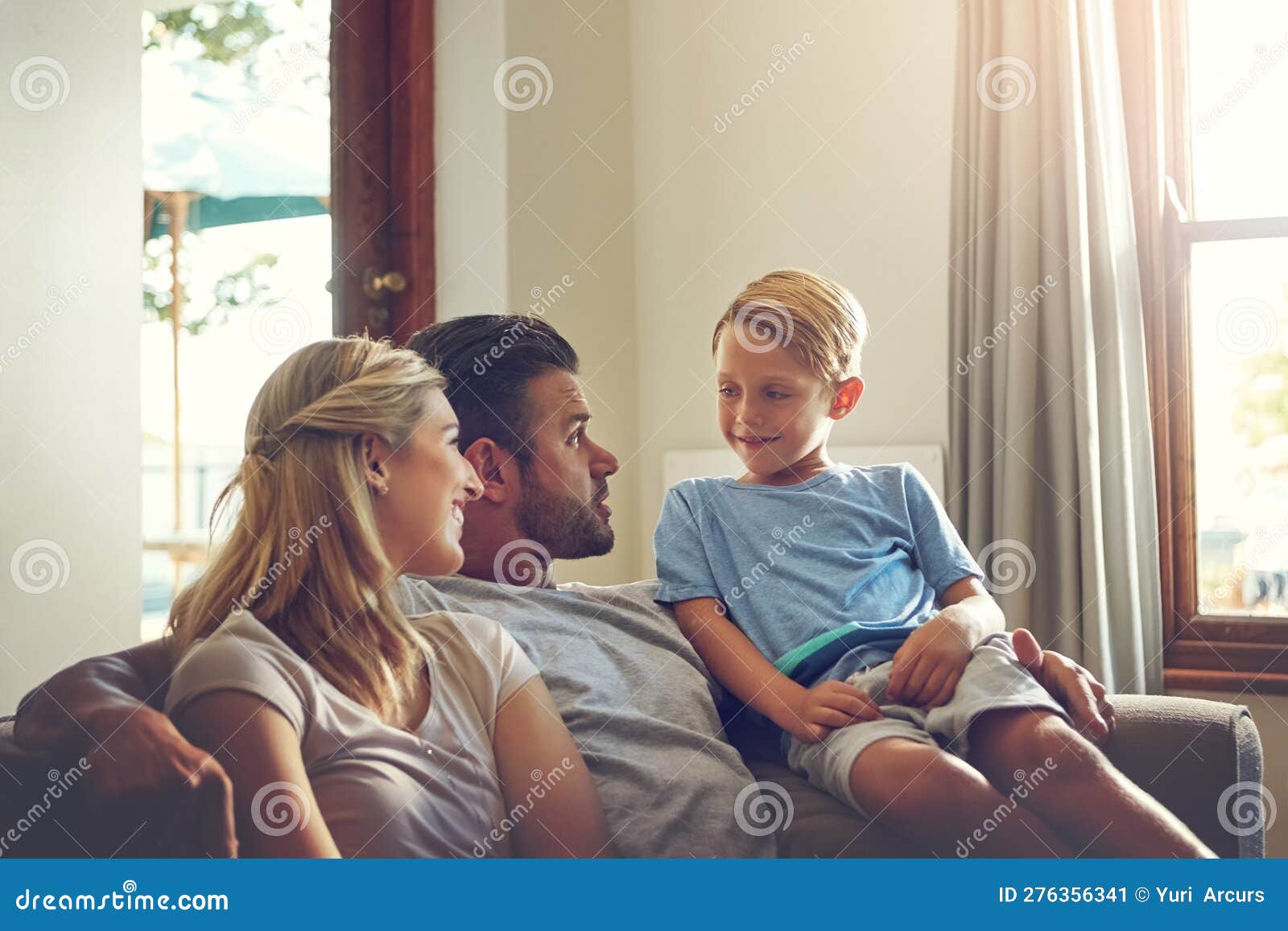 Without Family, Life Would Be Incomplete. a Family of Three Spending ...