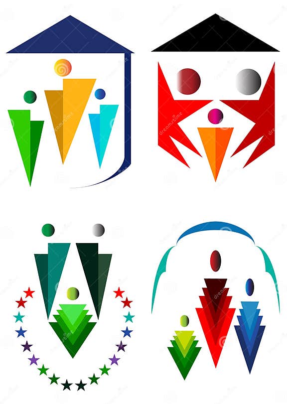 Family Logo stock vector. Illustration of communication - 70377156